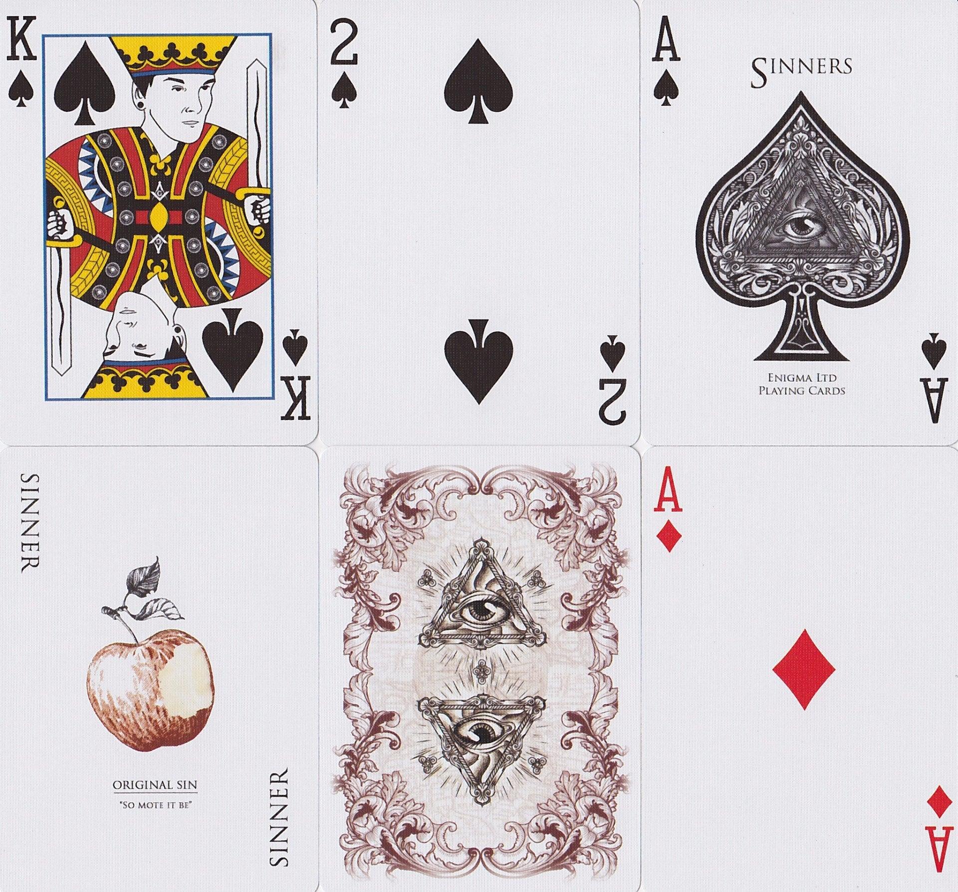 Rorrison's Sinners-RarePlayingCards.com – Rare Playing Cards