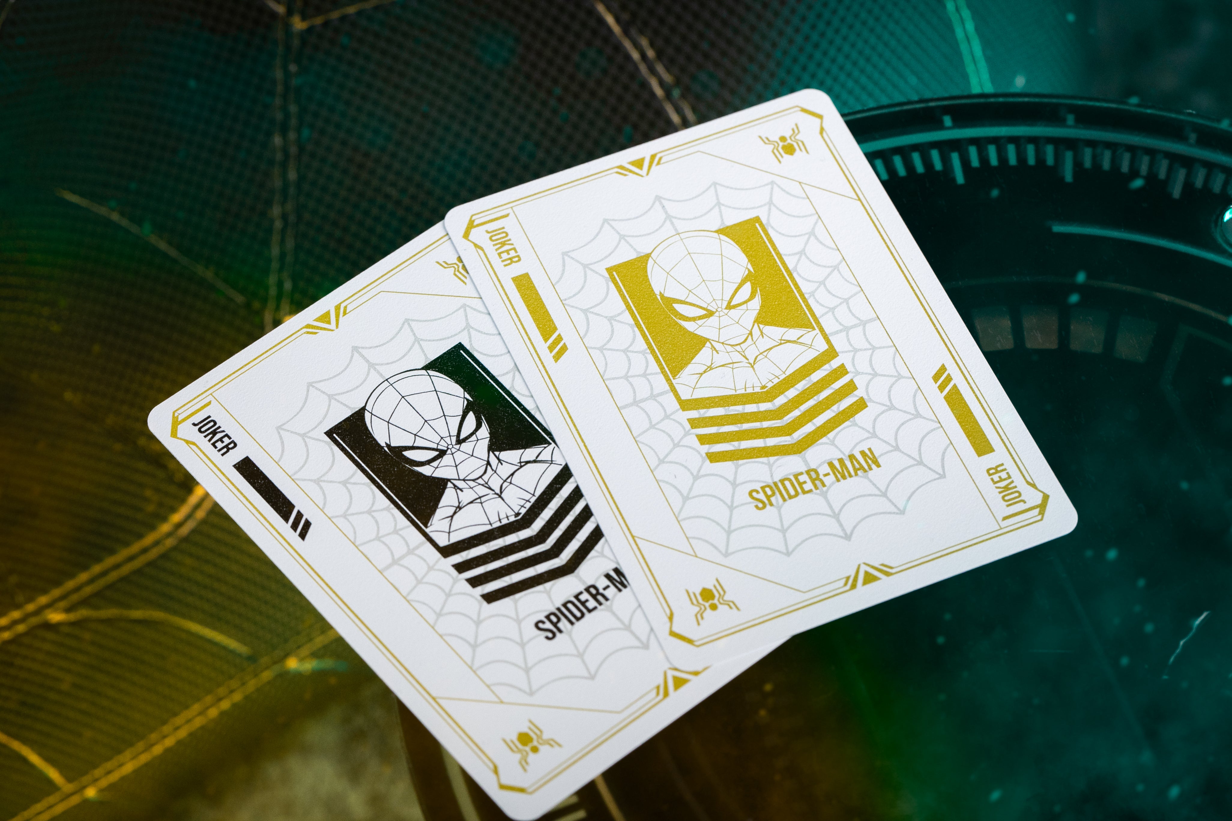 Spider Man Black & Gold Playing Cards by Card Mafia - PVC – Rare ...