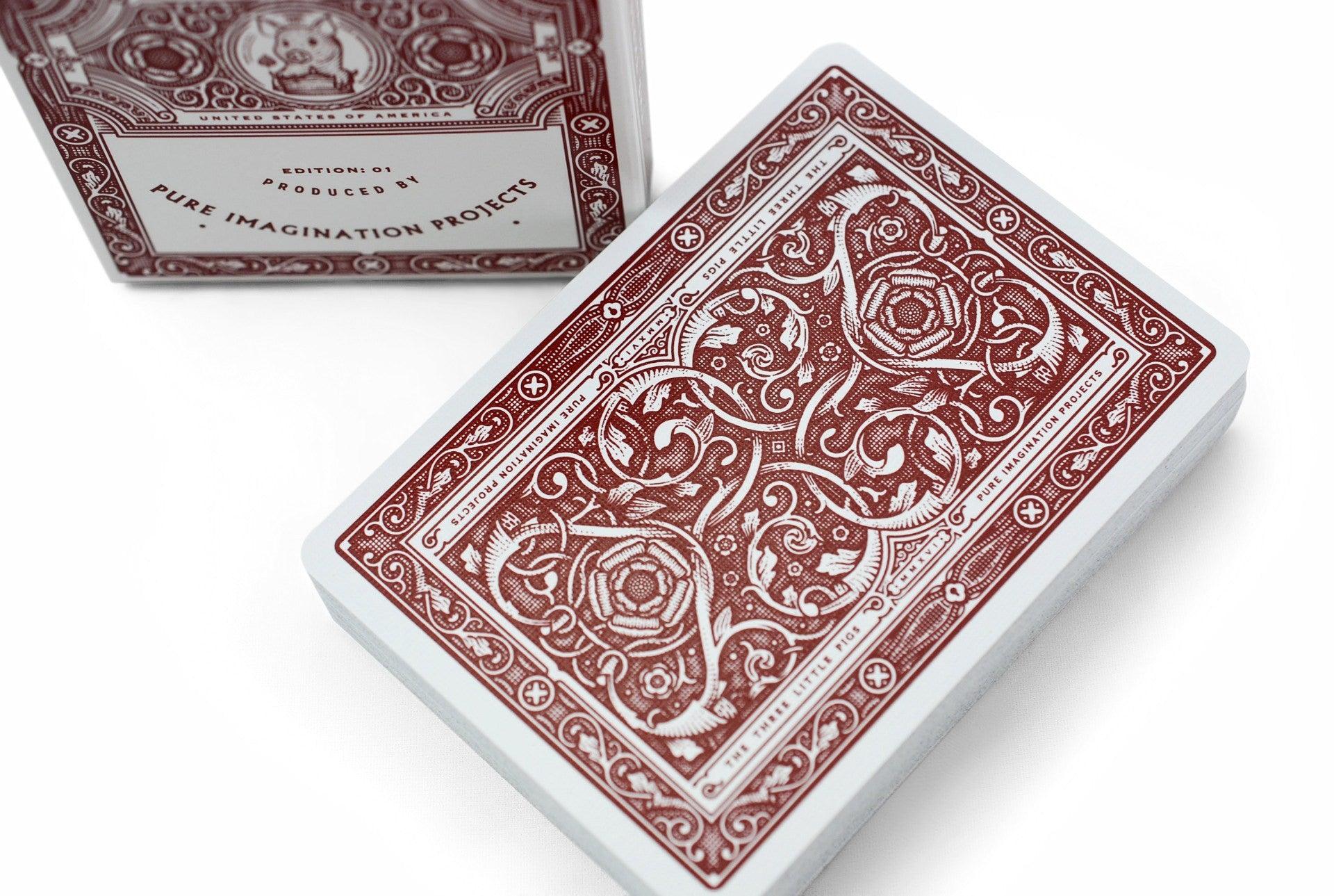 The Three Little Pigs-RarePlayingCards.com – Rare Playing Cards