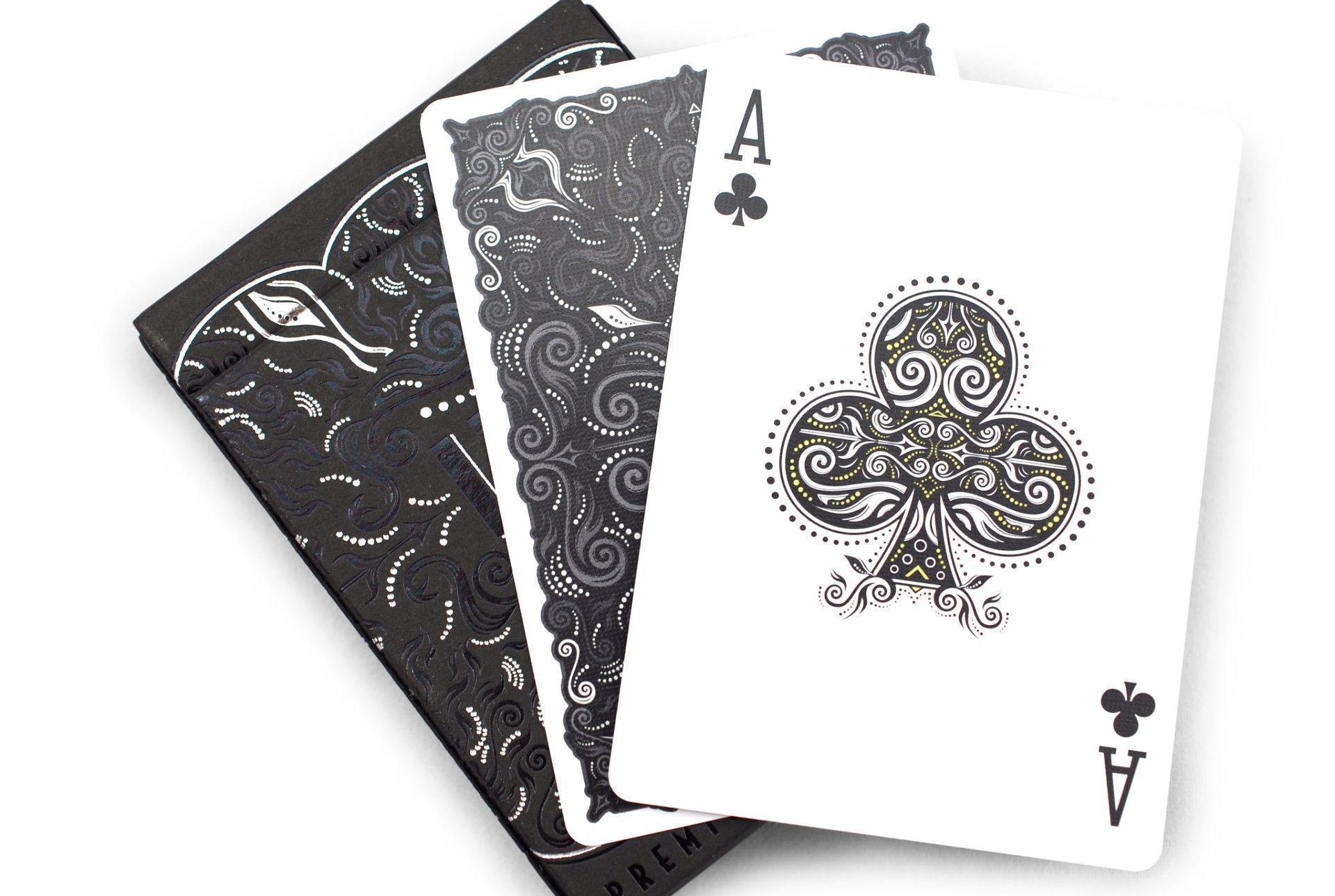 V2 LUXX® Shadow Edition Silver-RarePlayingCards.com – Rare Playing Cards